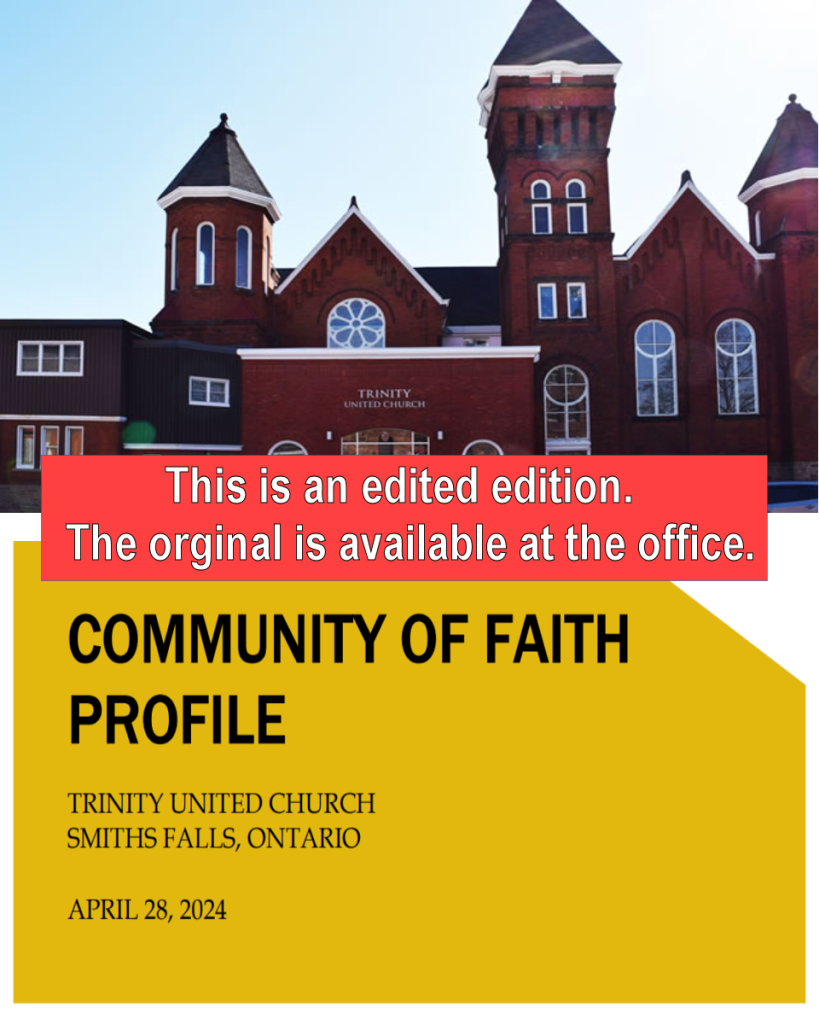 Community of Faith Profile – Trinity United Church | Smiths Falls ...